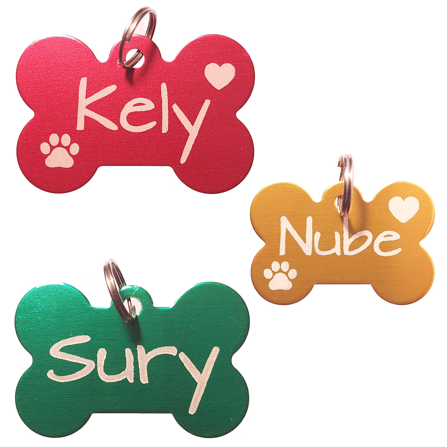 Chapas grabadas para perros - Placas de identificación para mascotas
