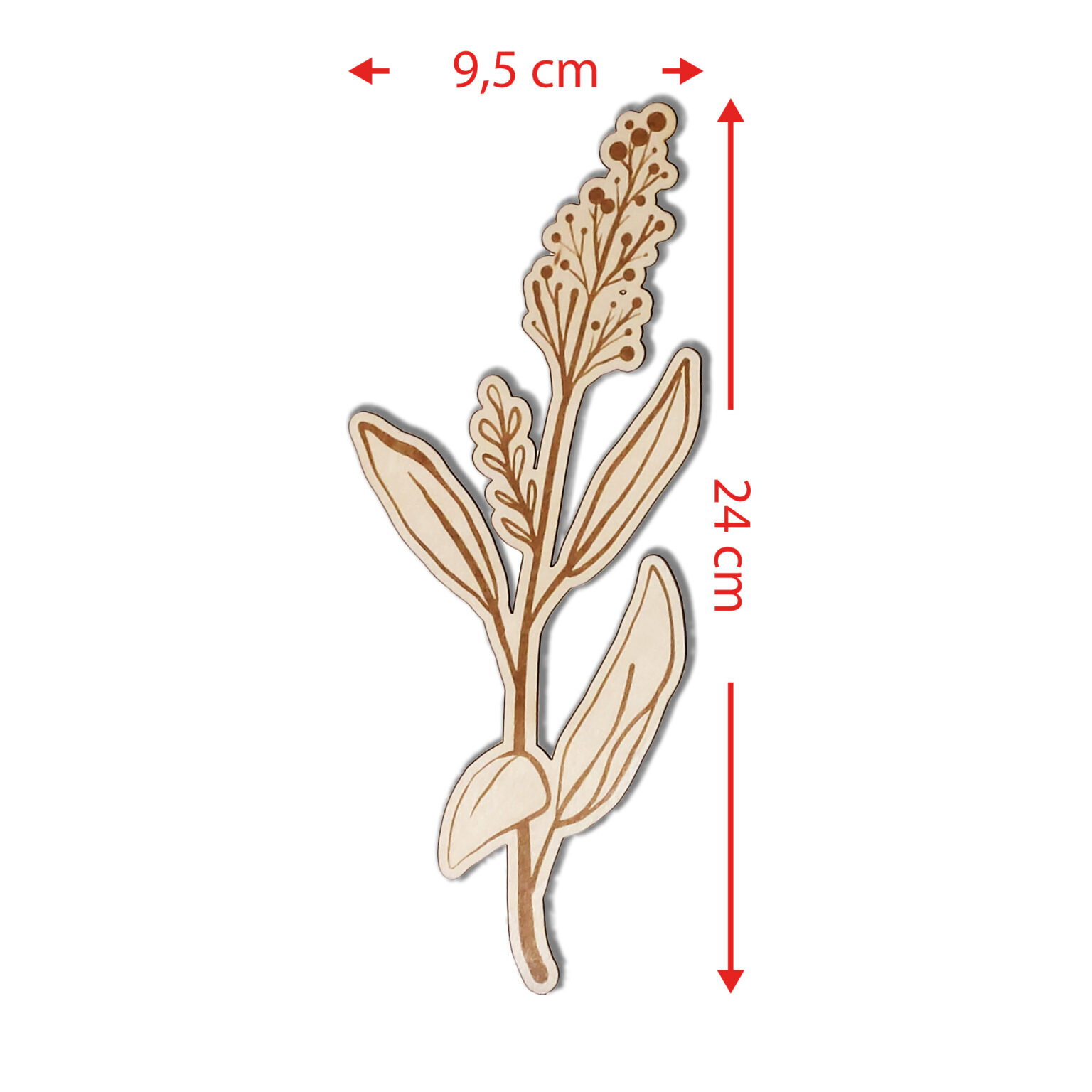 Flores de madera para decoración mural
